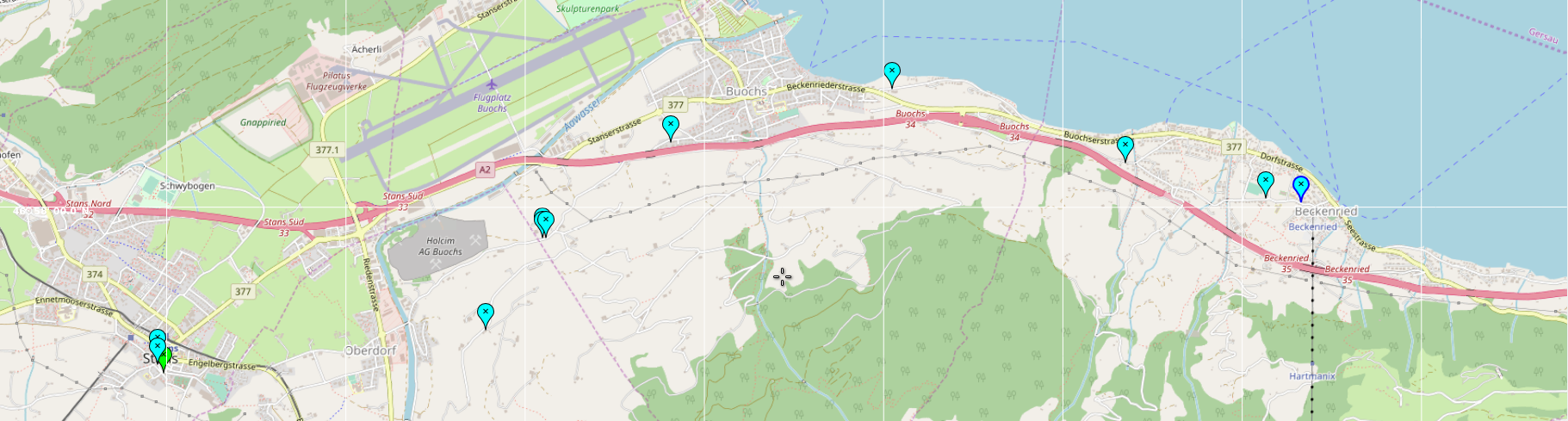 JAKOBSWEG Beckenried to Stans Angus&Sue